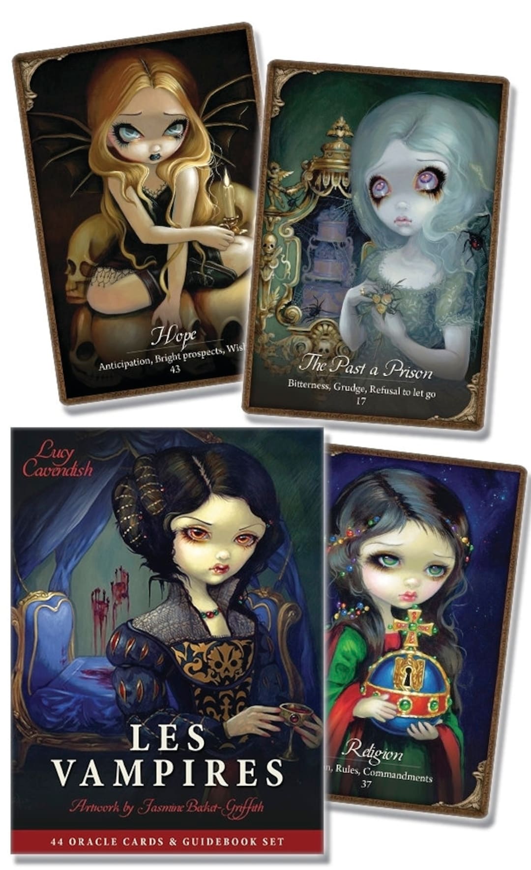 Les Vampires Oracle Cards & Guidebook Set Jasmine Becket-griffith ...
