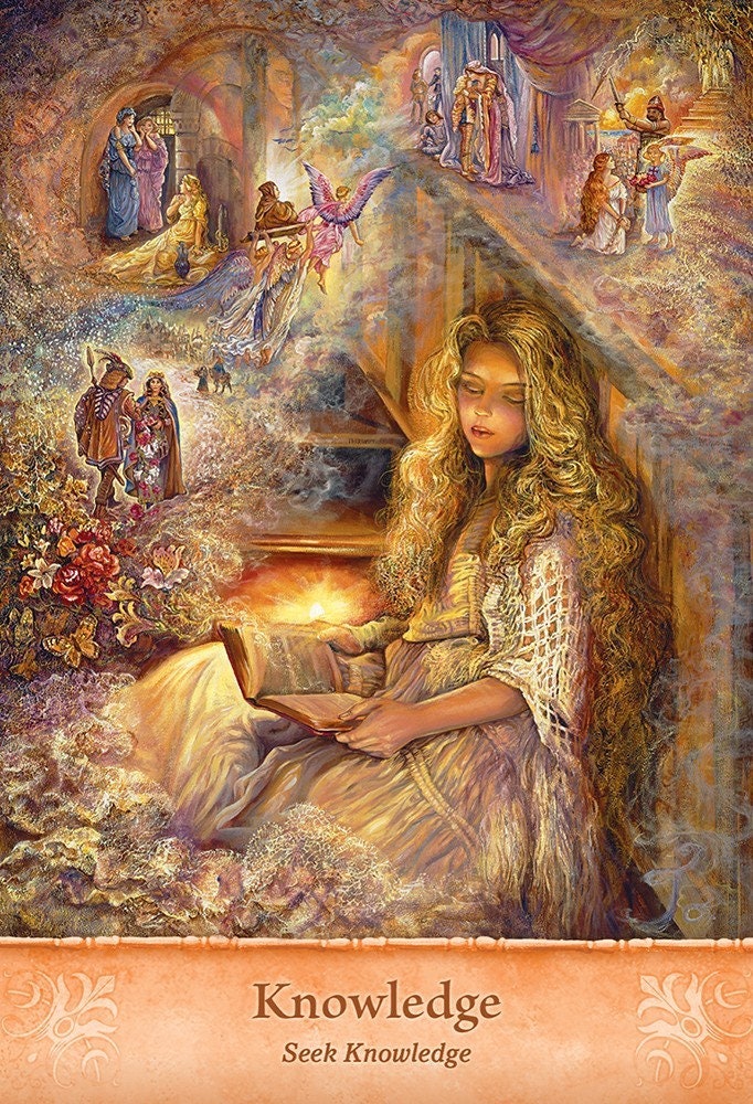 Mystical Wisdom Oracle Cards & Guidebook Set Josephine Wall Tarot Card ...