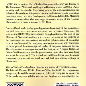 The Gnome Manuscript Book Origins Habits & Culture of Gnomes Witchcraft ...