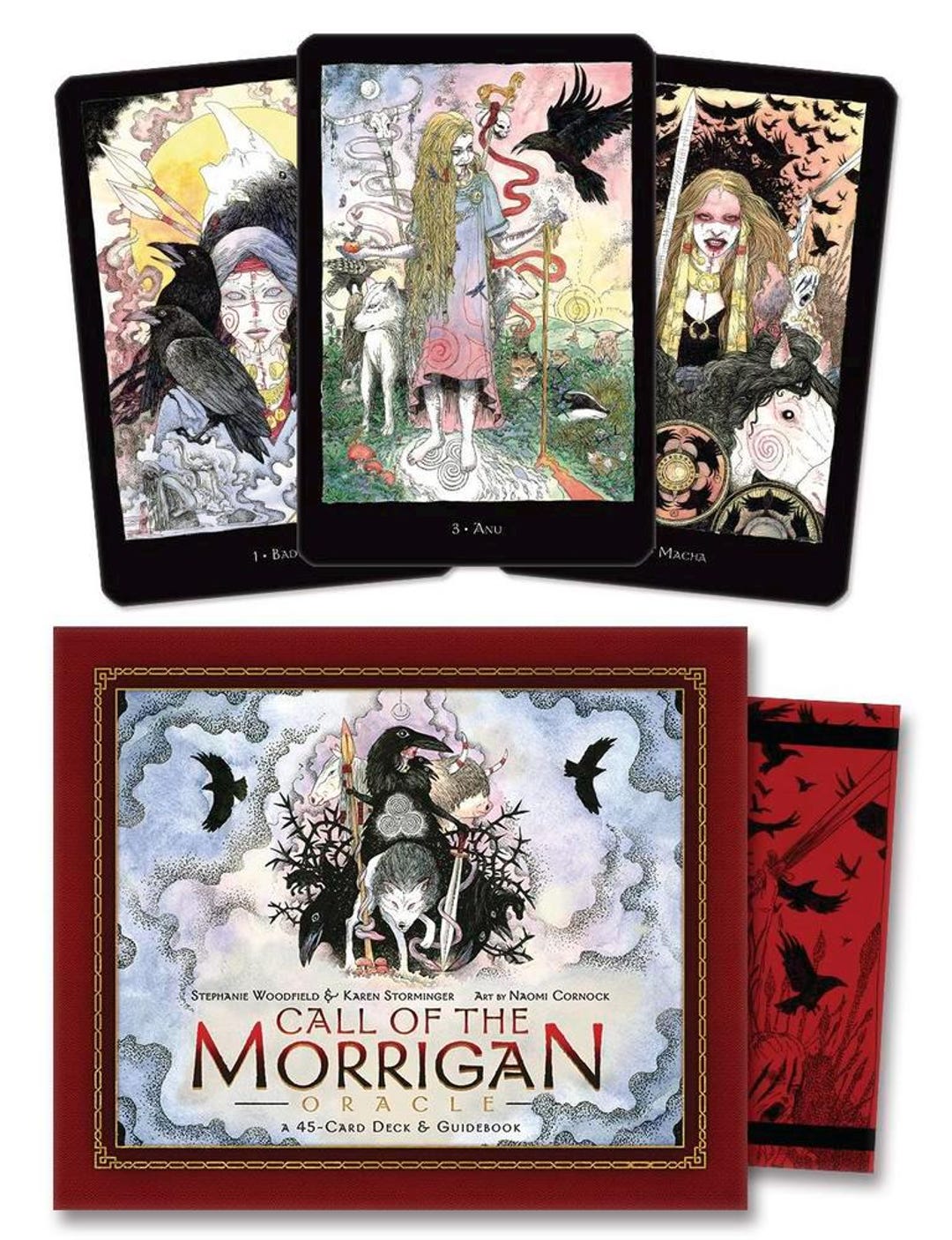 Call of the Morrigan Oracle Kit Card Deck & Guidebook Set Tarot Cards ...