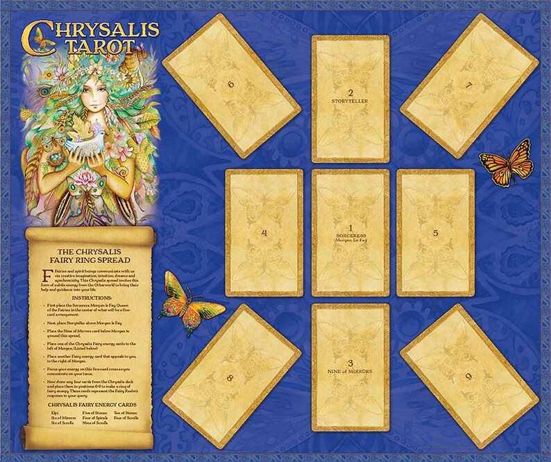 Chrysalis Tarot Kit Card Deck & Guidebook Set Crysalis Oracle - Etsy