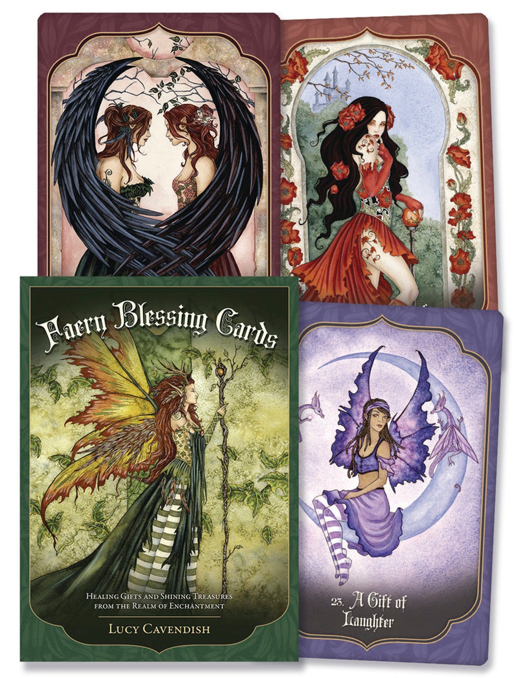 Fairy Blessing Cards and Guidebook Set Amy Brown Tarot Card Deck & Book ...