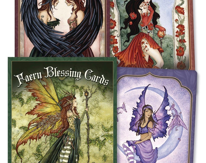 Fairy Blessing Cards and Guidebook Set Amy Brown Tarot Card Deck & Book ...