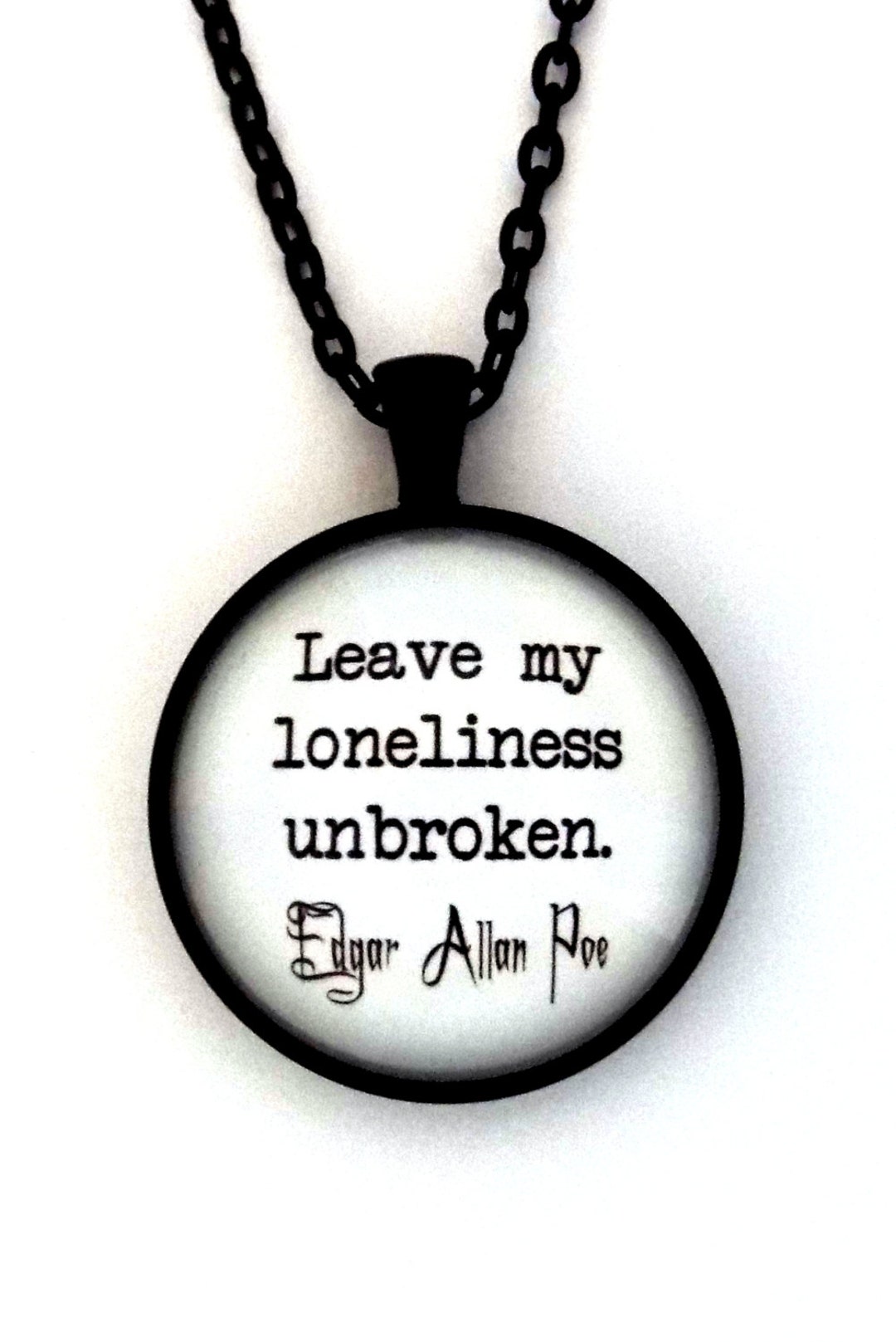 Leave My Loneliness Unbroken Edgar Allan Poe Gothic Literary Book Poem ...