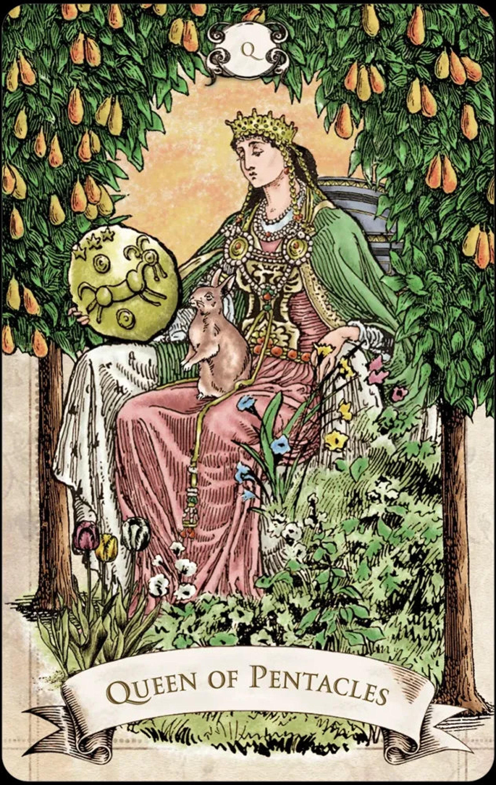Old Style Tarot Deck Cards Set Fantasy Art Oracle Card Book Divination ...