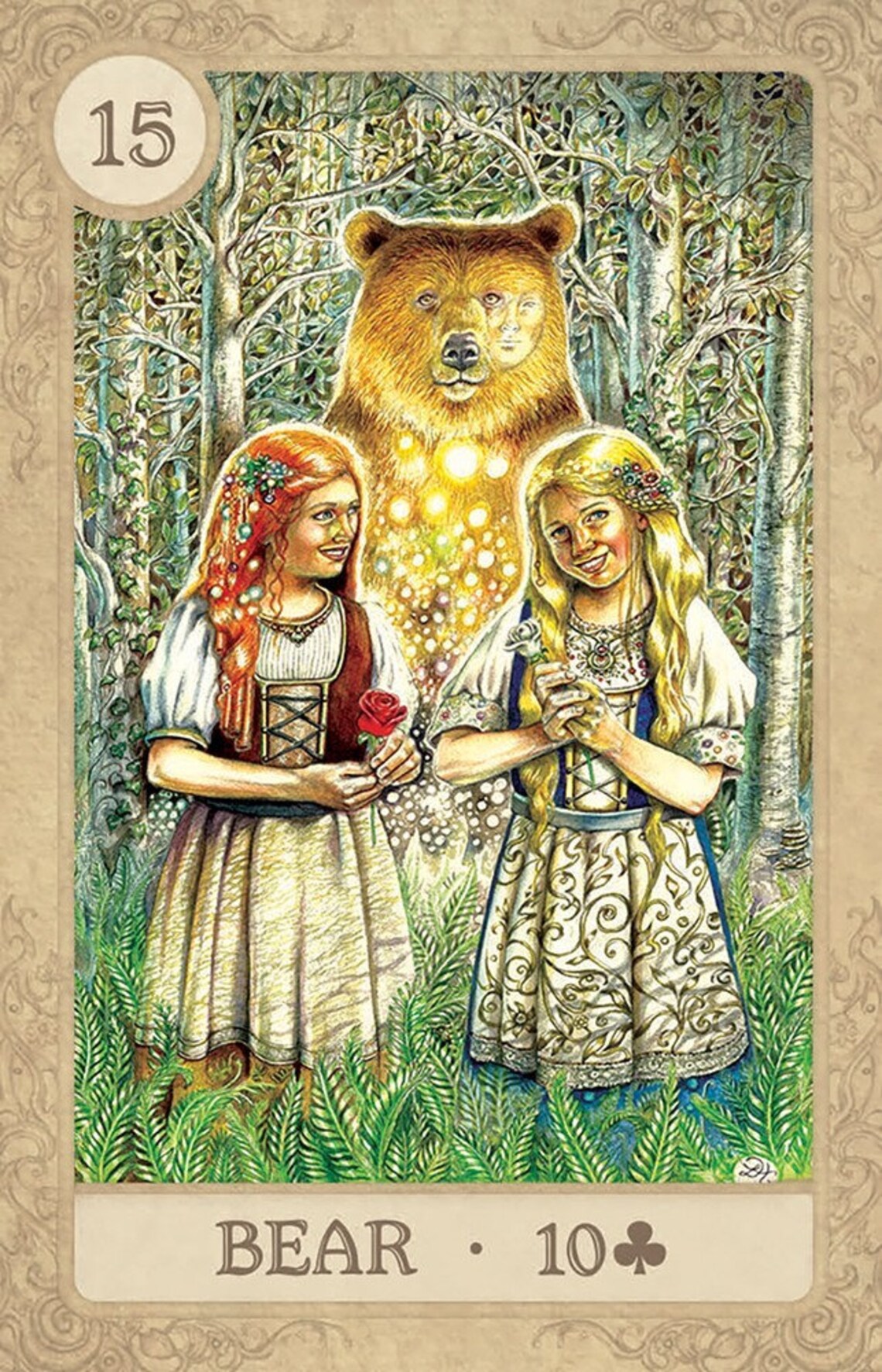 Conte de fées Tarot en étain oracle cartes carte divination kit ...