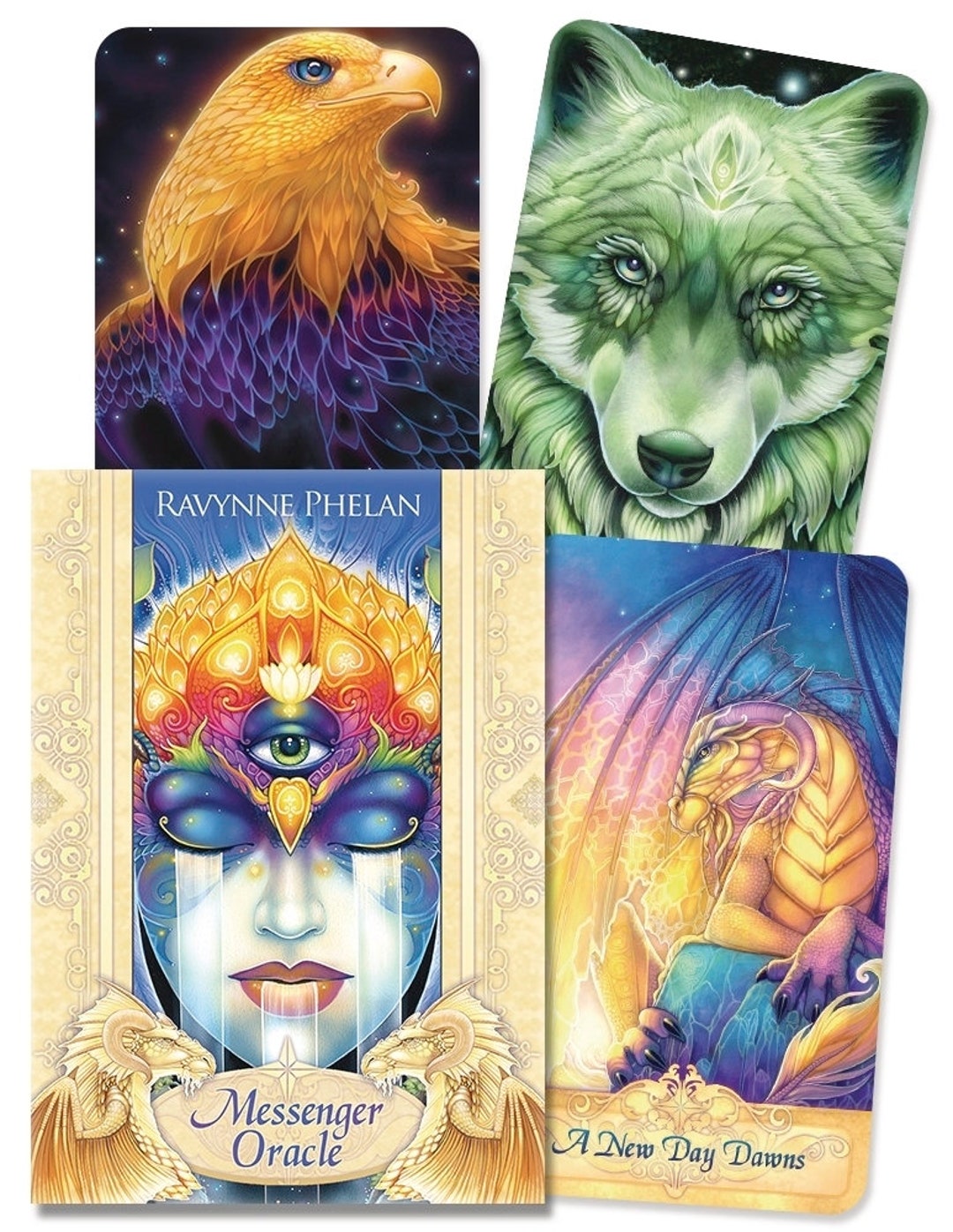 Messenger Oracle Cards & Guidebook Set Ravynne Phelan New - Etsy