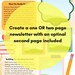 Editable September Classroom Newsletter Template for Canva - Etsy