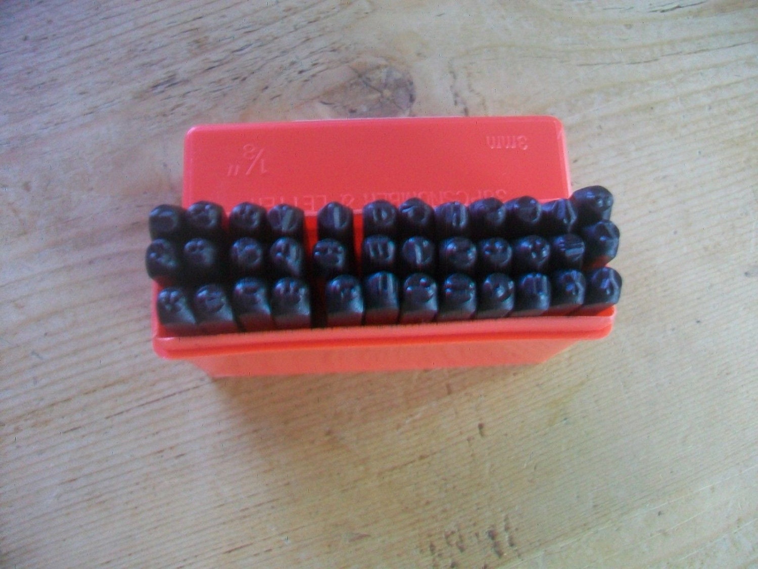 Letter Number Stamp Punch 36 Pc. Set 3mm - Etsy