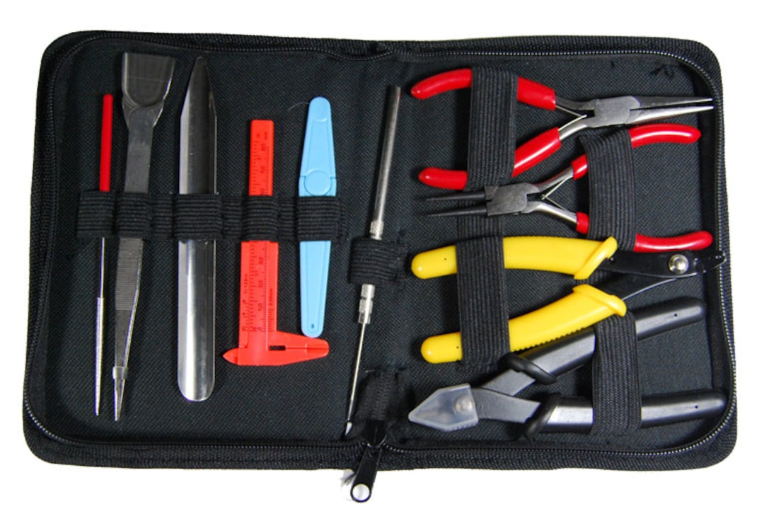 Beading Tool Kit in a Zipper Case 10 Pc - Etsy