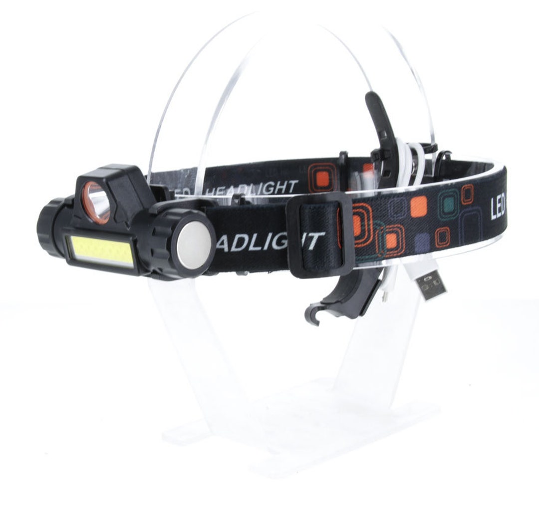 500 Lumen 3-IN-1 Rechargeable Utility Light (headlamp-bicycle Light ...