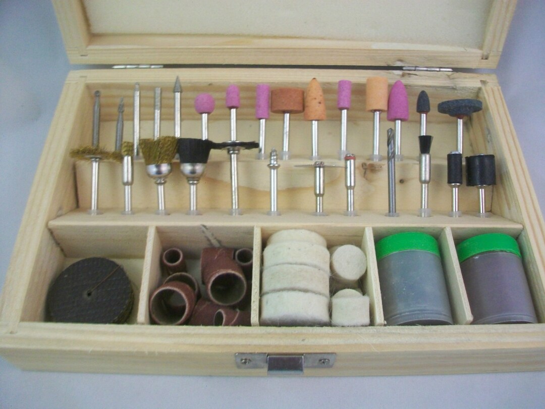 100 Pc Rotary Tool Accessory Set Works With Dremel and Rotary Tools - Etsy