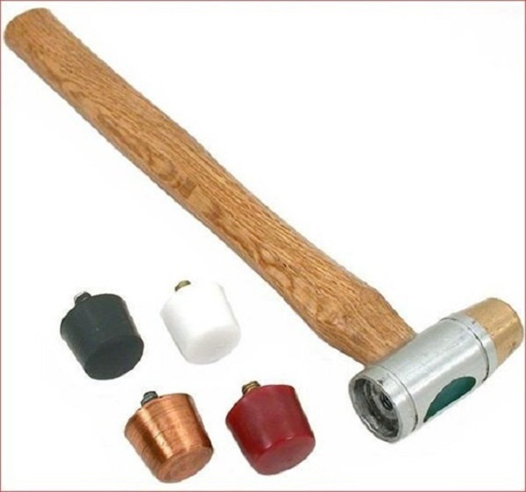 5 in 1 Interchangeable Hammer Brass Copper Nylon Plastic Rubber - Etsy