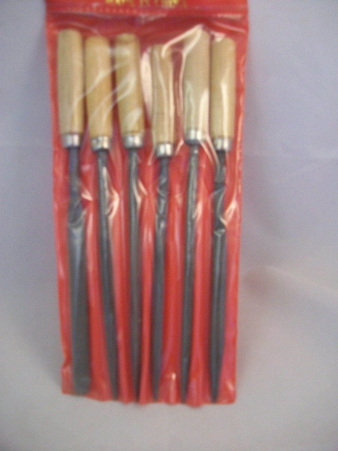 6 Pc Needle File Set 7" Wood Handles - Etsy