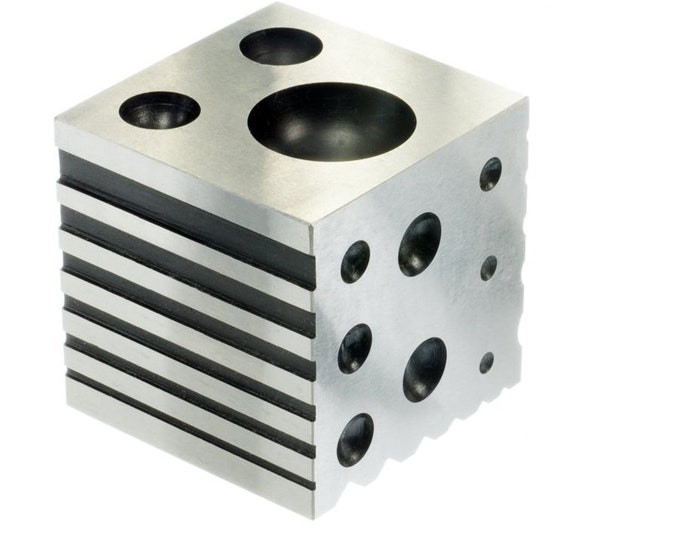 Jewelers Dapping Block With 12 Pc Punch Set - Etsy