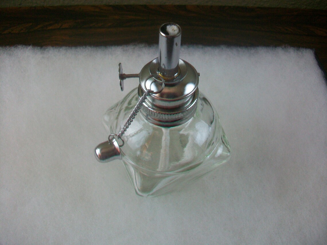 Alcohol Spirit Lamp Burner 4oz Faceted Sides Adjustable Wick - Etsy