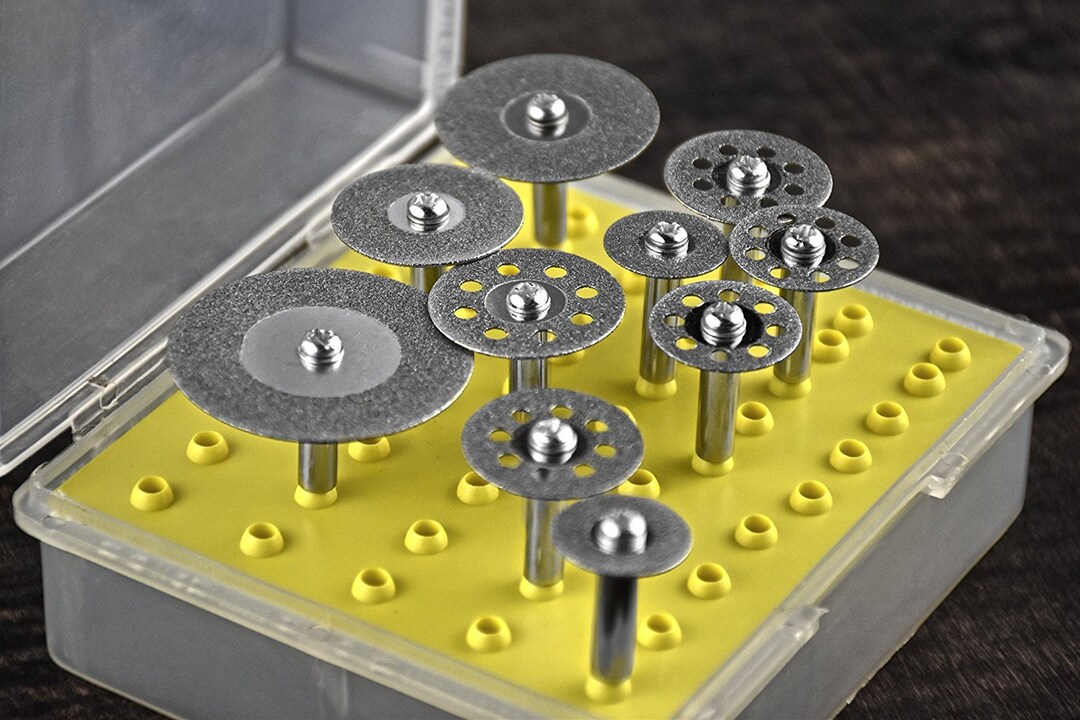 10pc Mini Diamond Cut-off Wheels Set, Grit 200 - Etsy