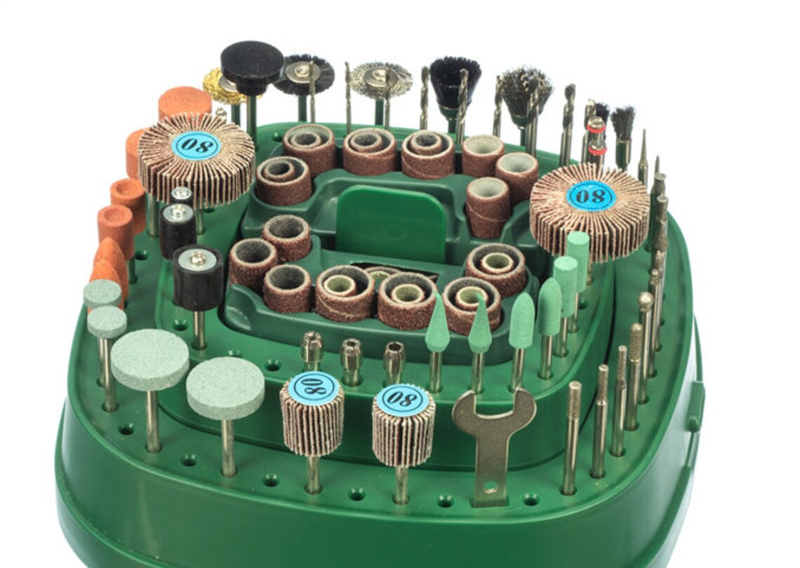 276pc Rotary Tool Accessories Kit on Revolving Stand | Etsy