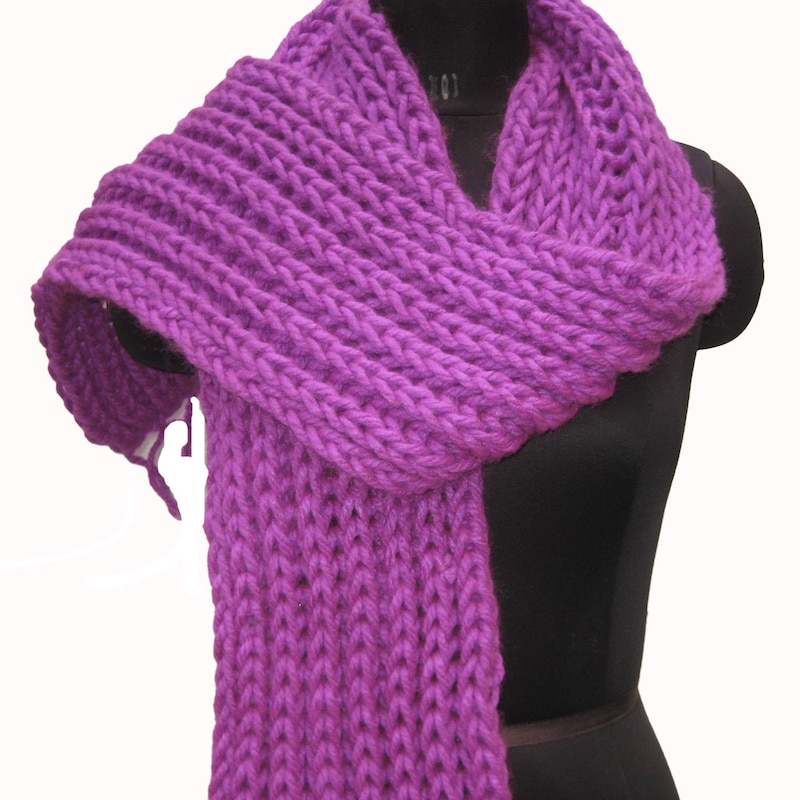 Knitted Muffler - Etsy