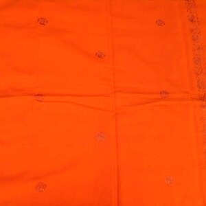 Orange Stole/ Stole/ Embroidered Scarf/ Fashion Scarf/ Gift - Etsy