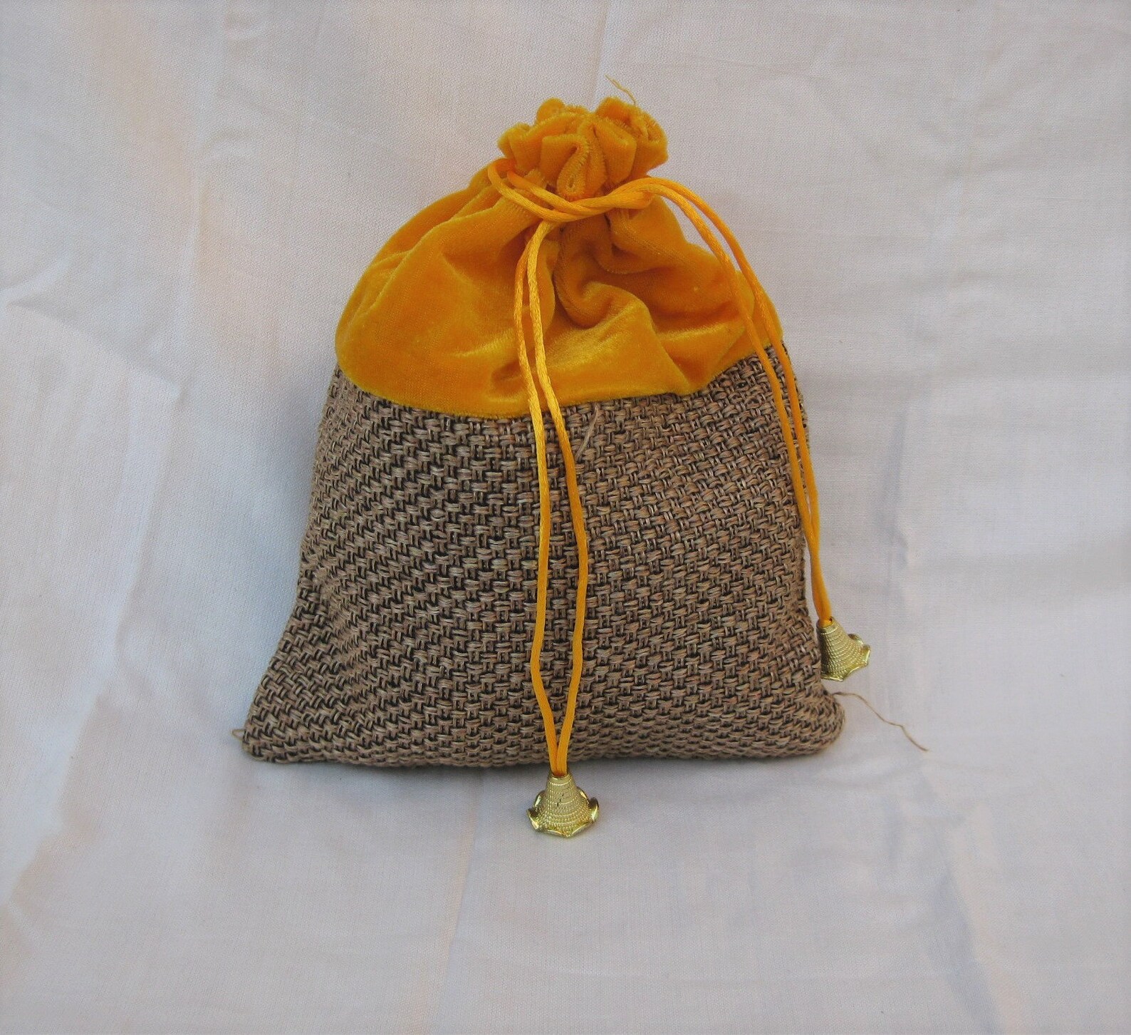 10 Pcs.draw String Bags/ Return Gift Bags/gift Bags/ Fabric Bags/ Party ...