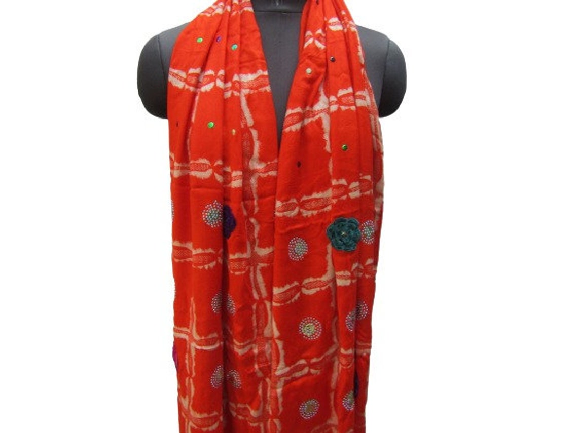 Combo offer/ 2 fancy scarves/ embroidered scarves/ | Etsy