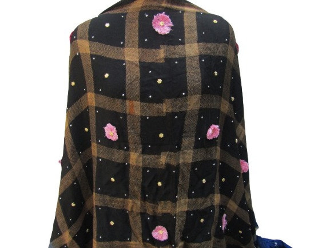 Combo Offer/ 2 Fancy Scarves/ Embroidered Scarves/ Multicolored Scarf ...
