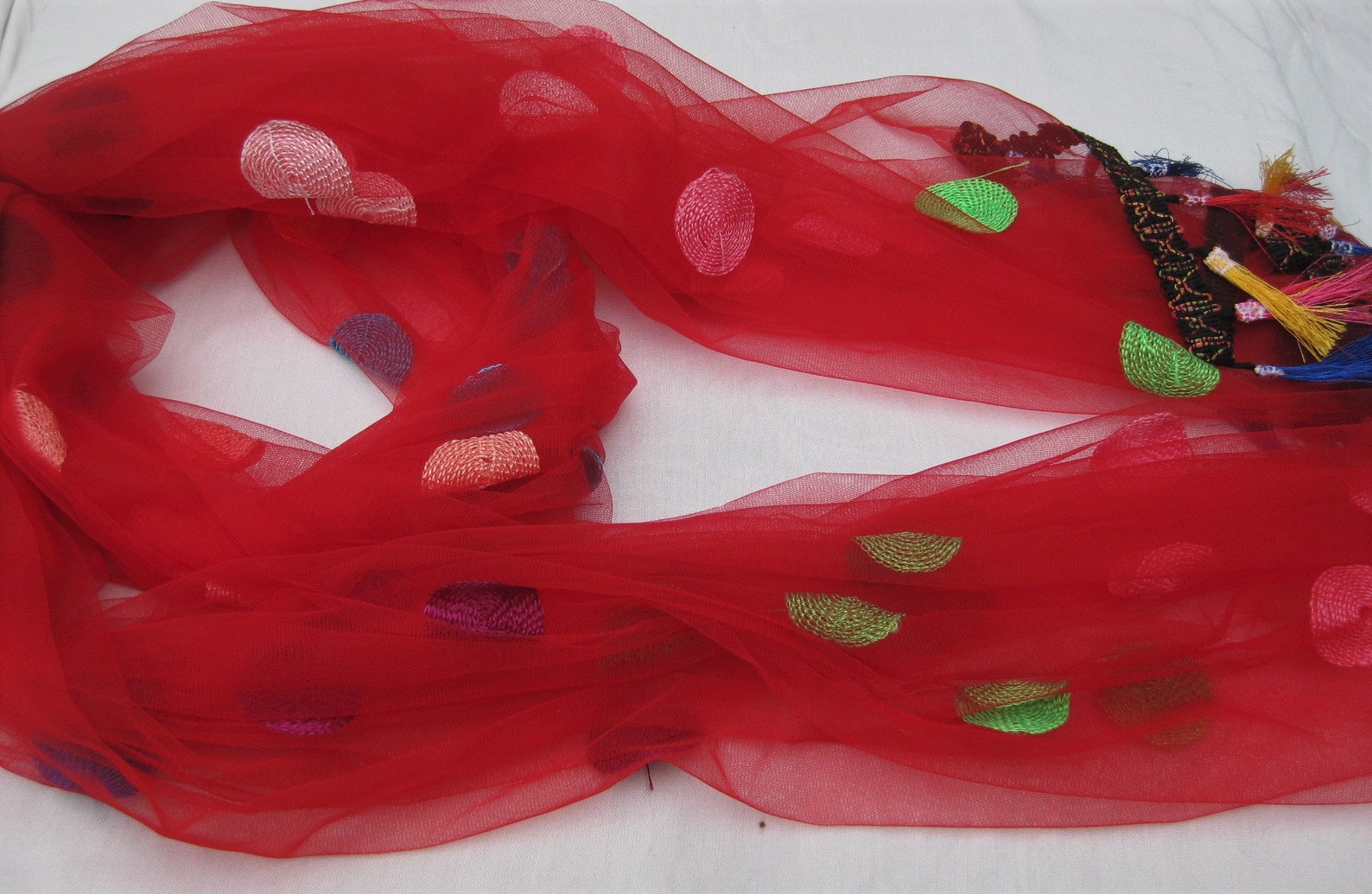 Red Scarf/ Net Scarf/ Trendy Scarf/ Fashion Scarf/ Dupatta/ - Etsy