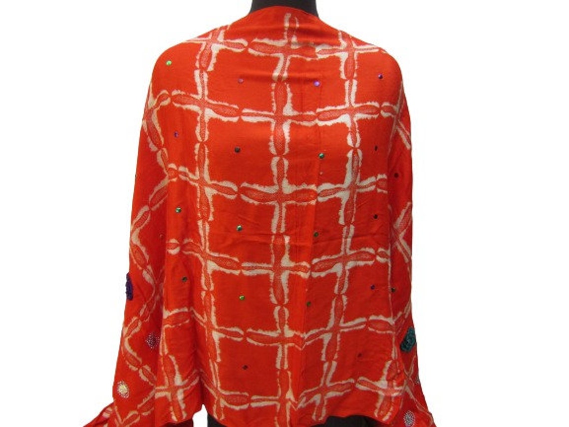 Combo offer/ 2 fancy scarves/ embroidered scarves/ | Etsy