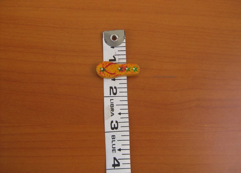 Wooden Buttons/ Slipper Buttons/ Flip Flop Buttons/ Colorful Beads ...