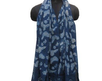Indigo Scarf - Etsy