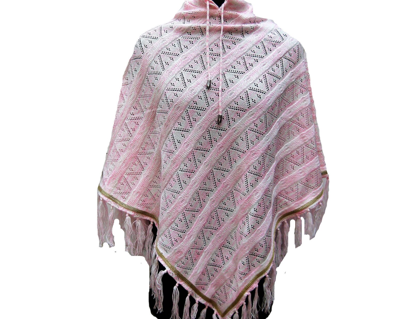 Ponchu/ Pullover/ Ponchu Sweater/ Pink Ponchu/ Pink Ponchu. - Etsy