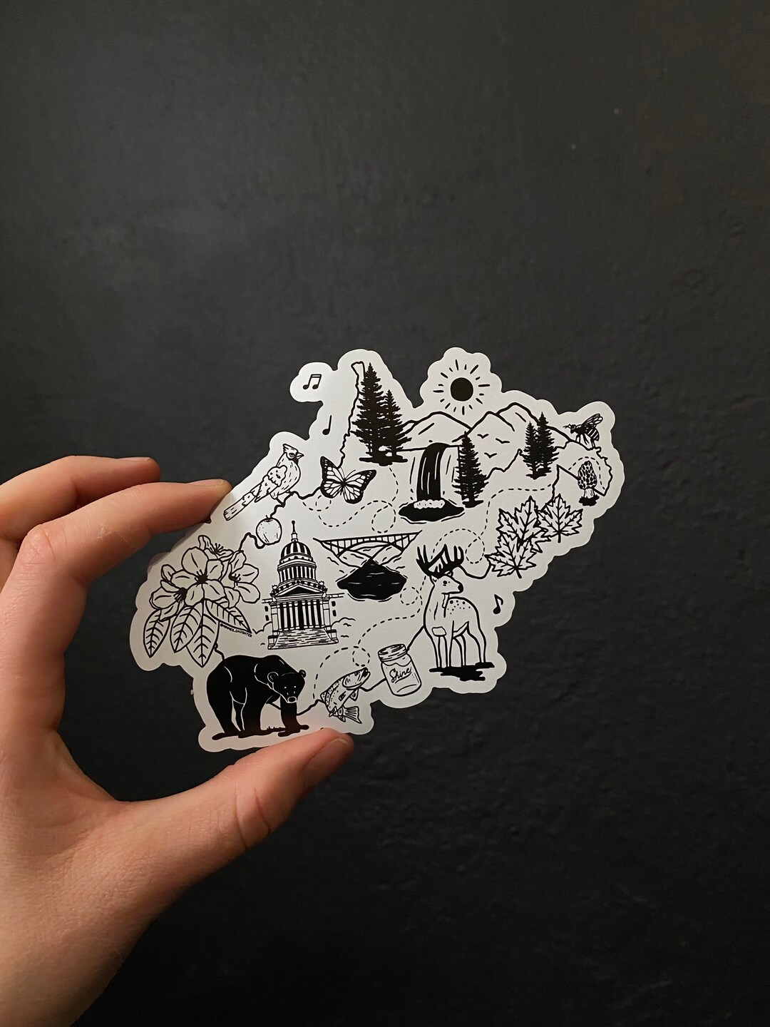 West Virginia Magnet. WV Magnet. Vehicle Magnet. State Magnet. - Etsy