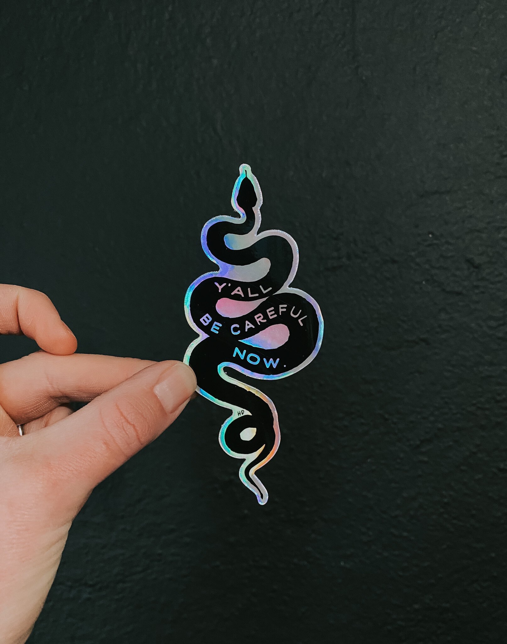 Yall Be Carful Now Sticker. Snake Sticker. Be Careful. | Etsy