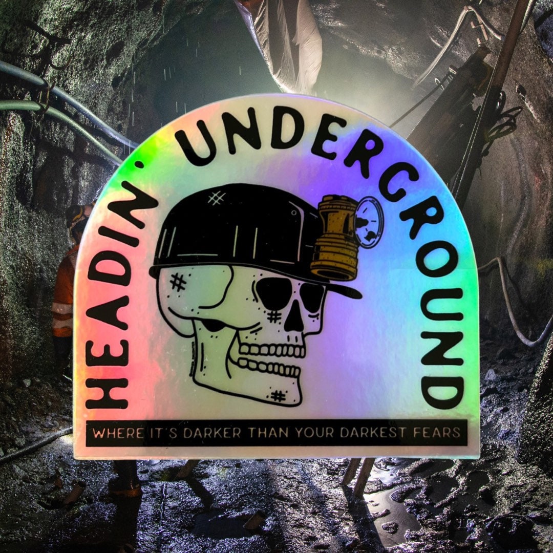 Coal Mine Sticker. Coal Mining Sticker. Appalachian Sticker. Skeleton ...