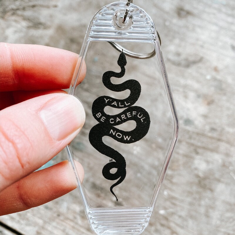 Snake Keychain - Etsy