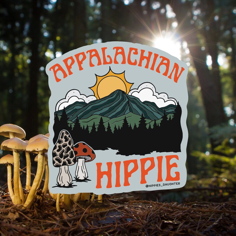 Hippie Sticker - Etsy