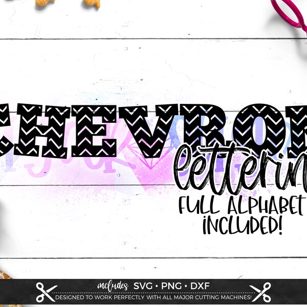 Chevron Letters - Etsy