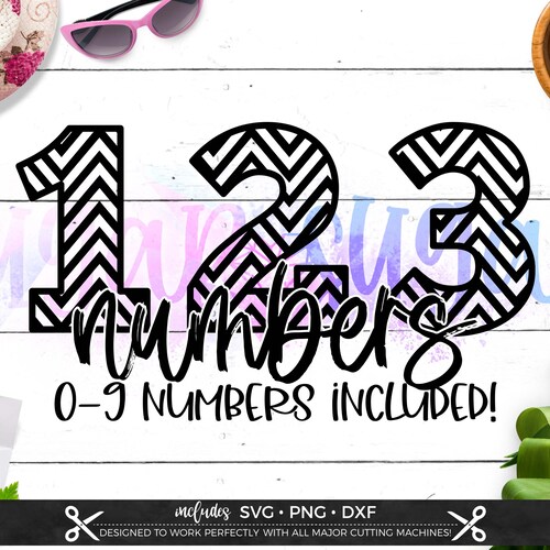 Mandala Numbers SVG Zentangle Numbers SVG Files for - Etsy
