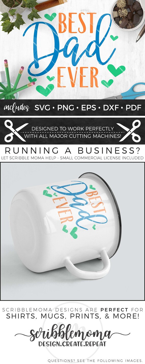 Best Dad Ever svg Files for Cricut Fathers Day svg | Etsy