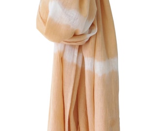 Naturally dyed scarf | Etsy