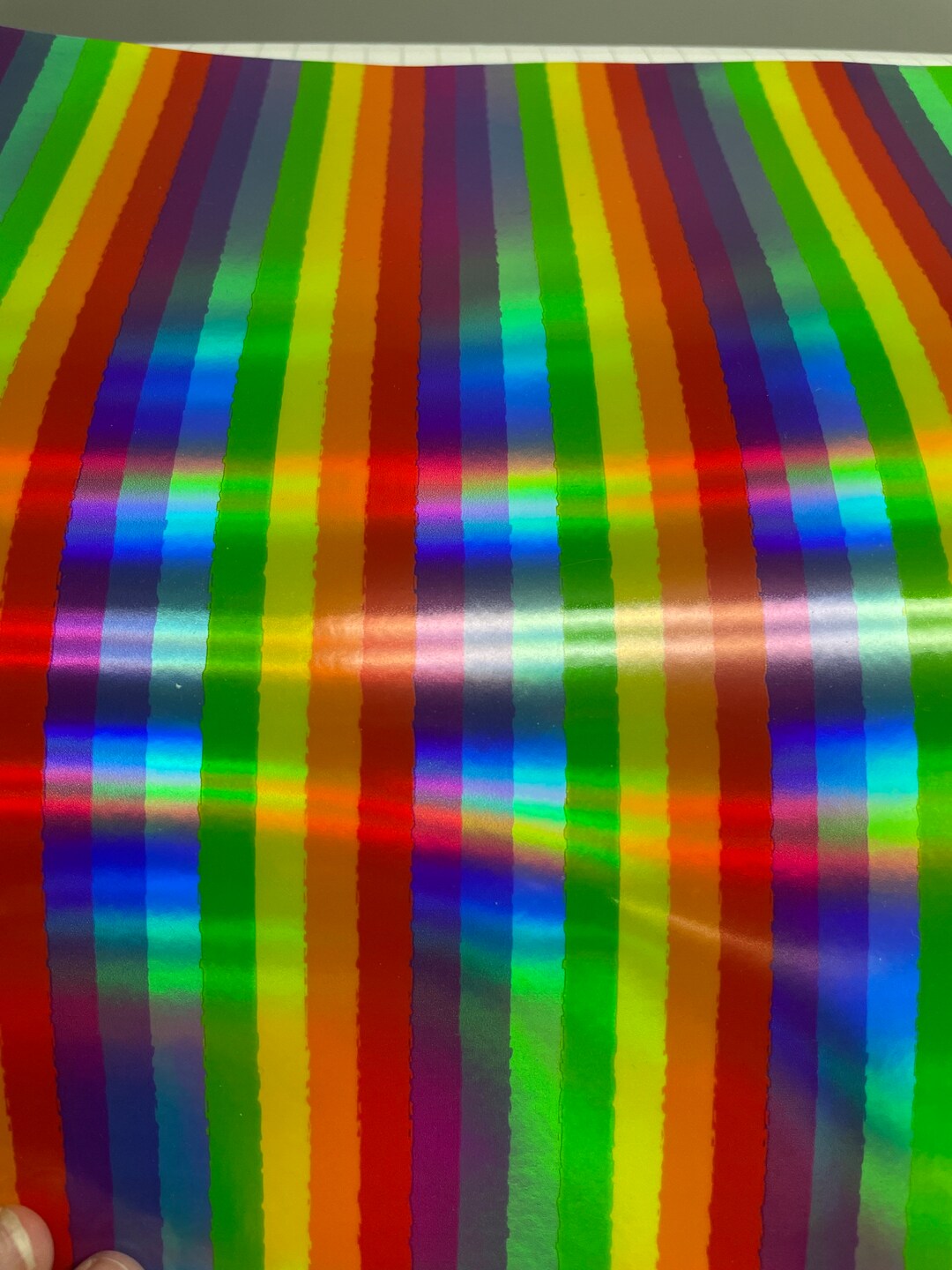 Rainbow-holographic-pattern 12x12adhesive-permanent-vinyl for Magnets ...