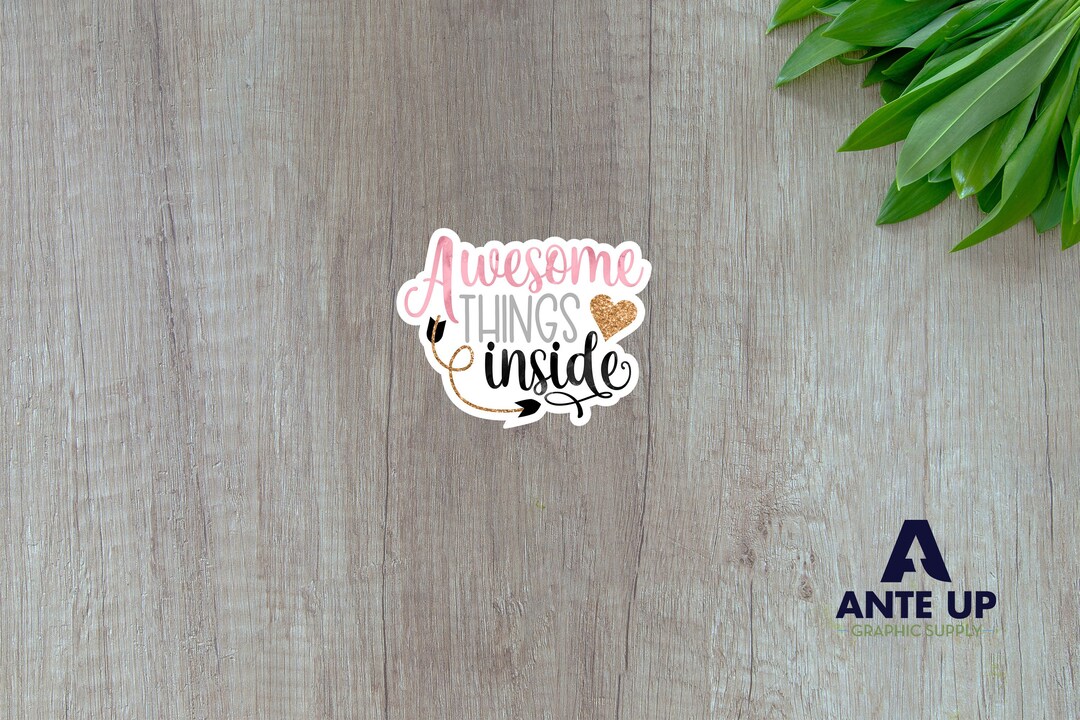 Awesome Things Inside-sticker Pack- Small Business Sticker Pack ...