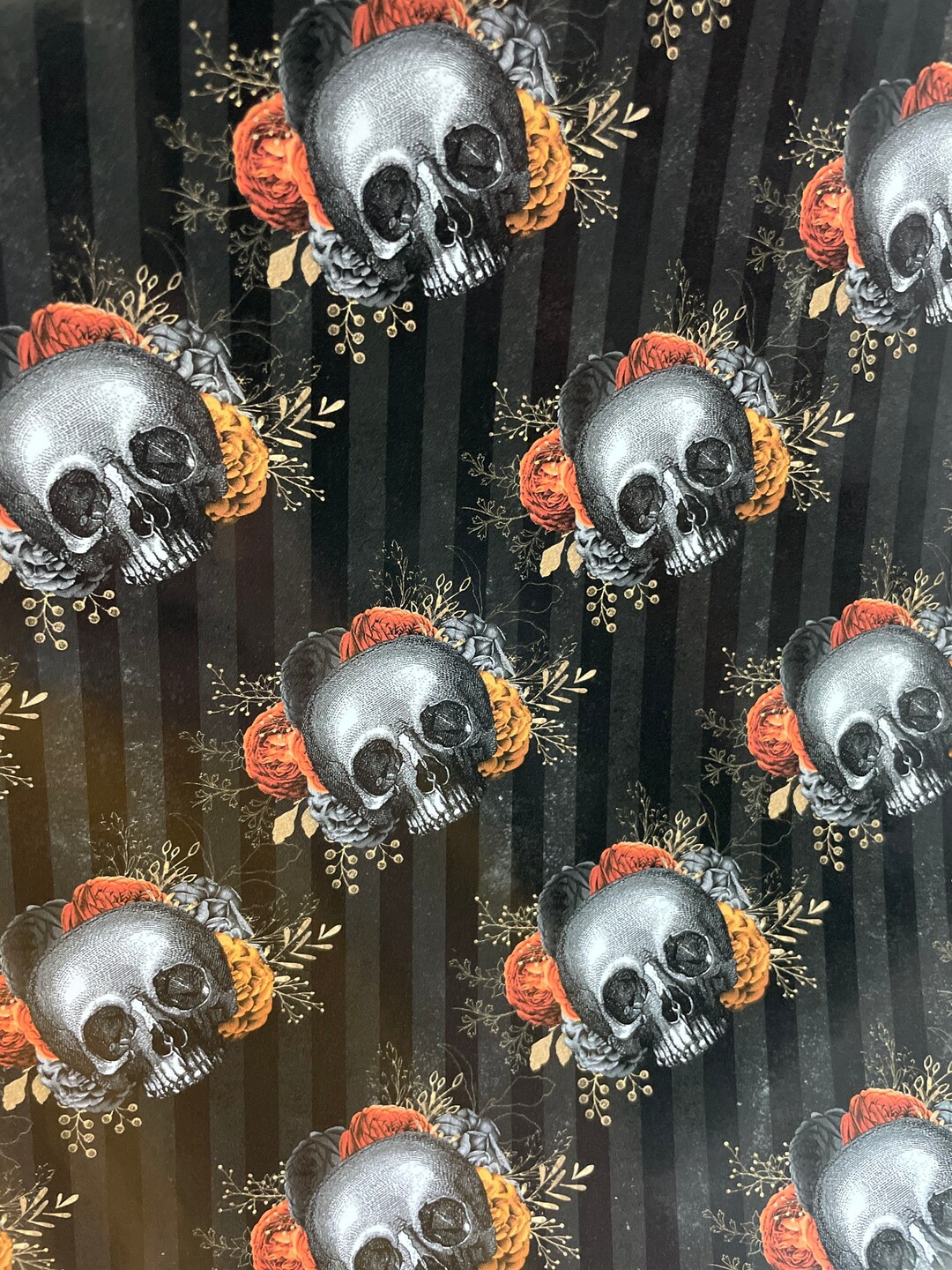 Skull Pattern HTV 12x12 Iron on Heat Transfer Vinyl Tee Shirt Vinyl for ...