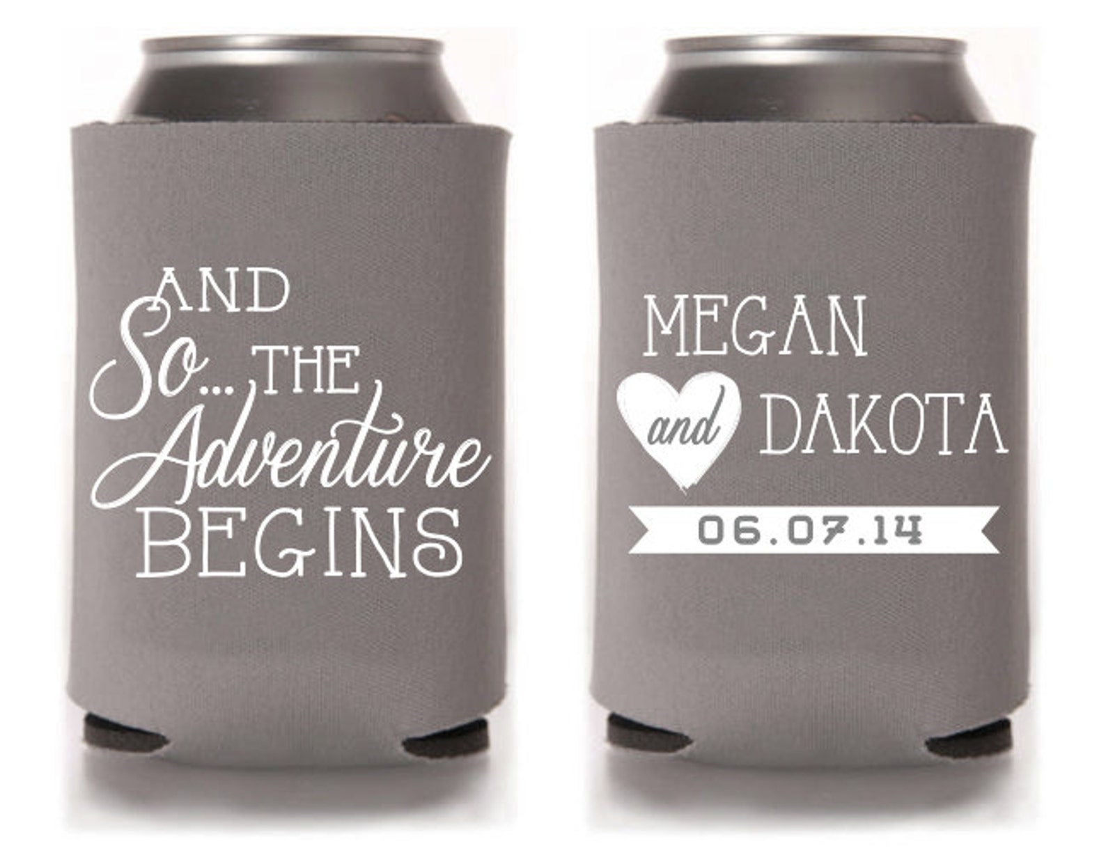 Custom Wedding Can Cooler Wedding Favor And So The Etsy custom-wedding-can-cooler-wedding-favor-and-so-the-etsy