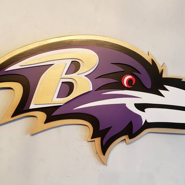 Baltimore Ravens Wooden Sign - Etsy