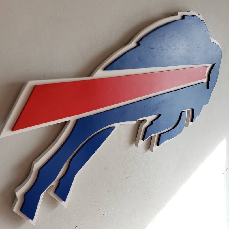 Buffalo Bills Two Dimensional Wood Sign - Etsy