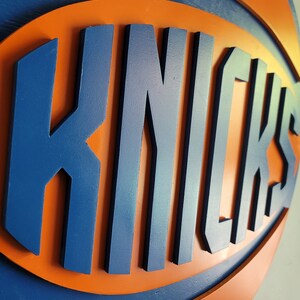 New York Knicks Alternate Logo Sign - Etsy