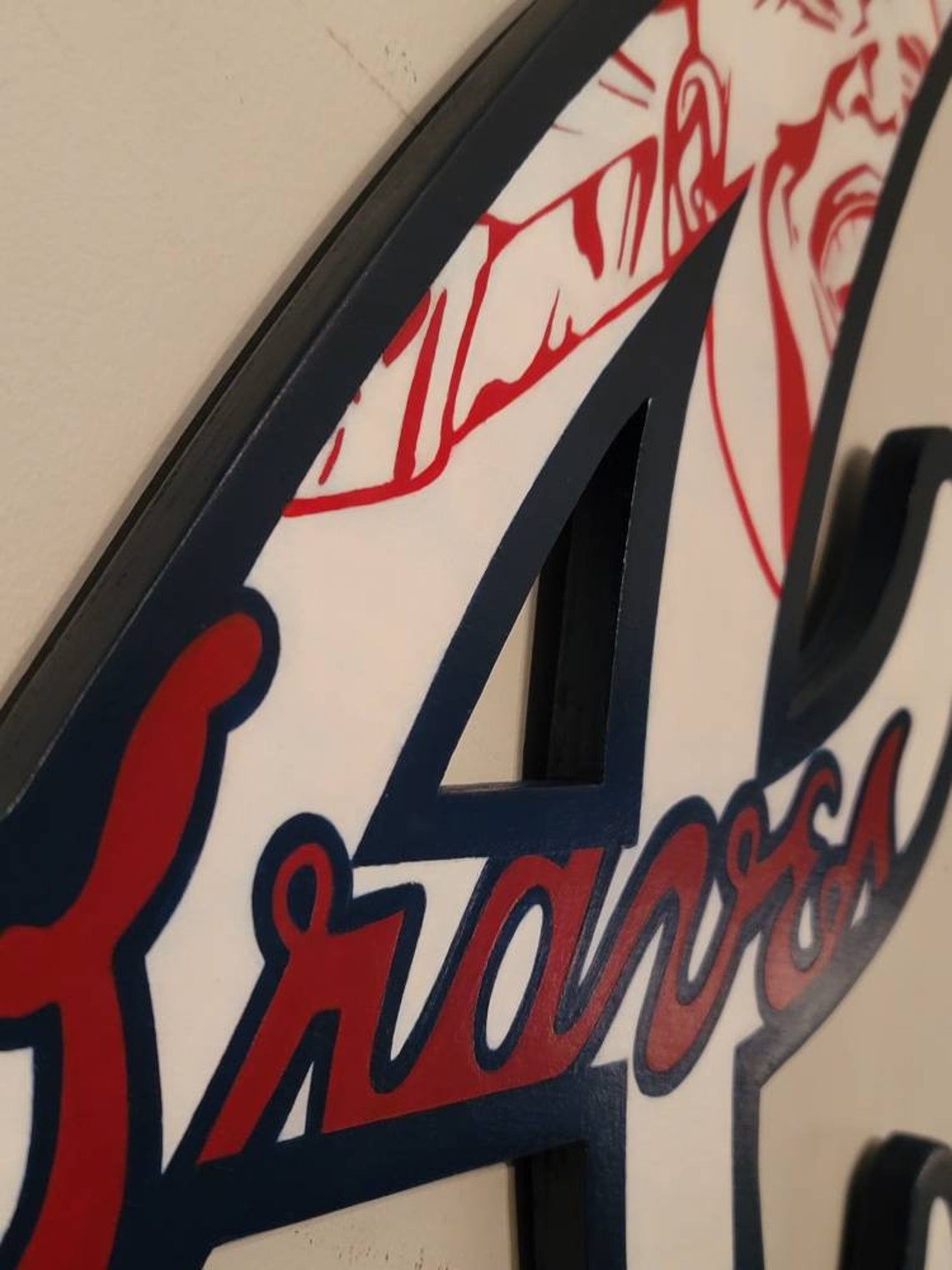 Atlanta Braves Wood Sign - Etsy
