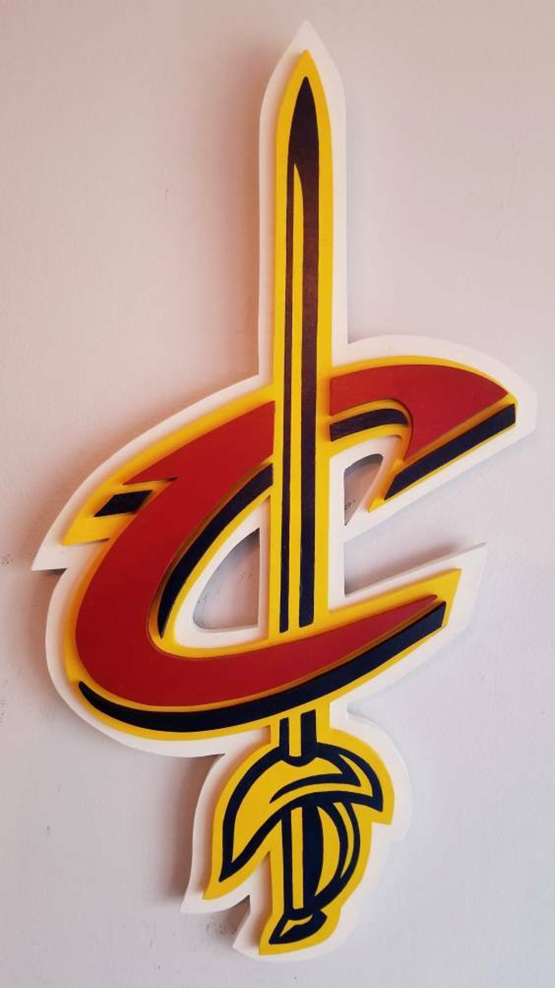 Cleveland Cavaliers Handmade Two Dimensional Wood Sign - Etsy